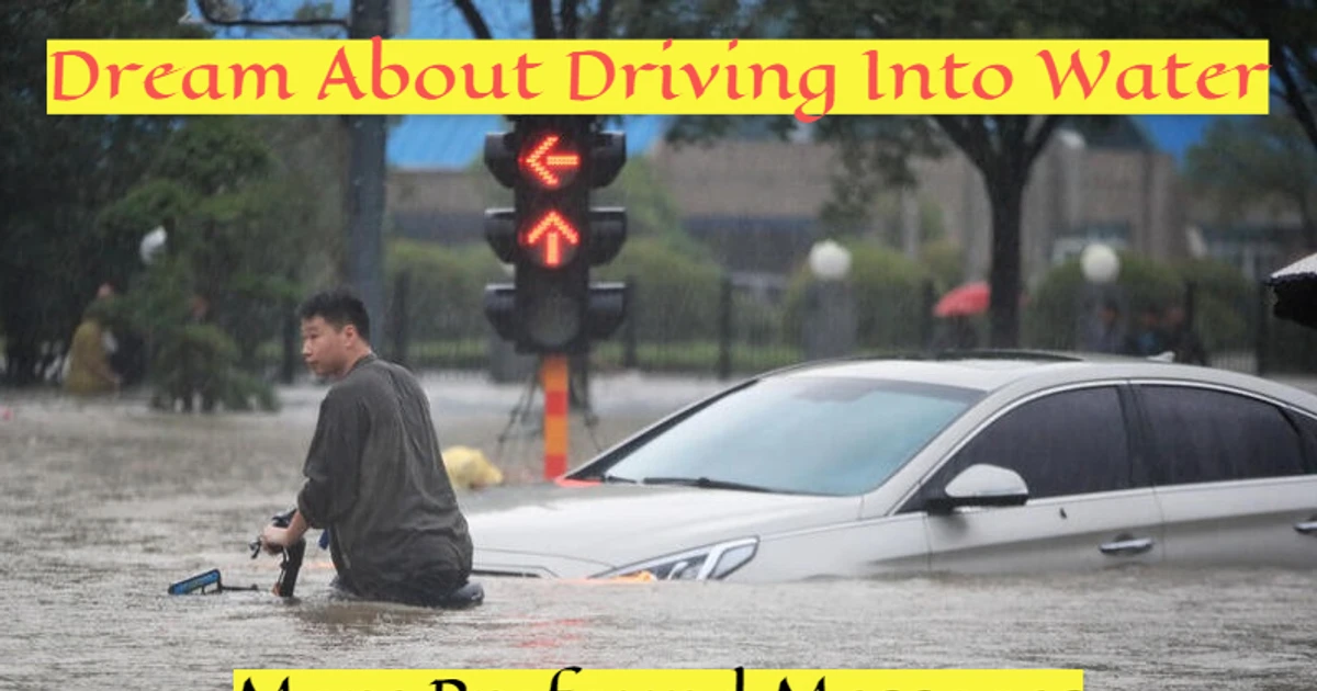 What Does It Mean To Dream About Driving Into Water?